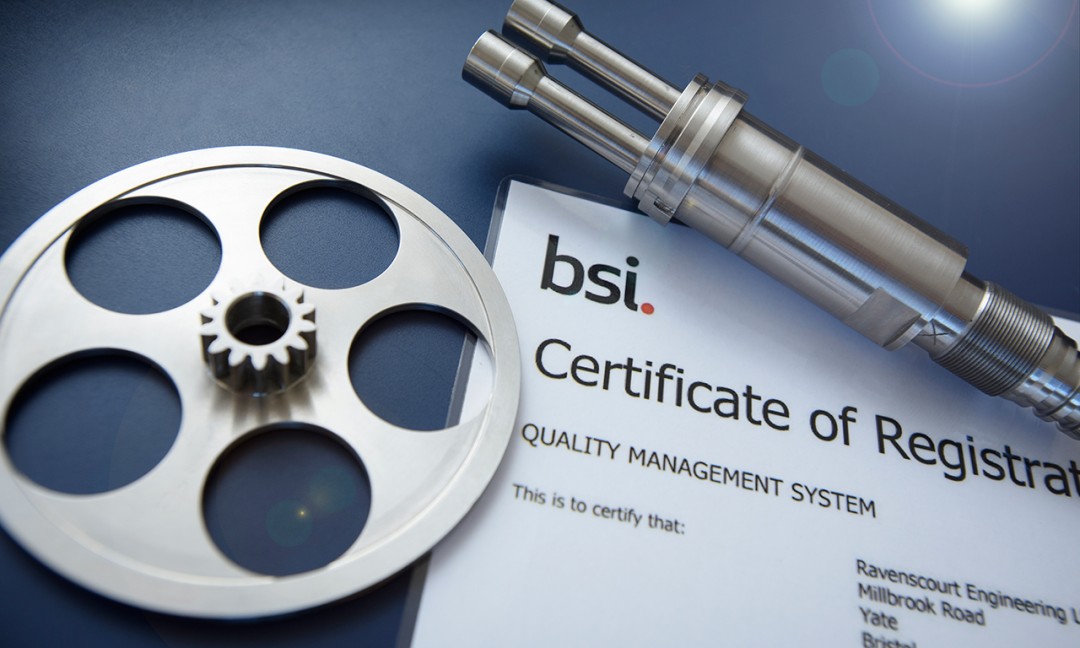 BSI Certificate - Ravenscourt Engineering